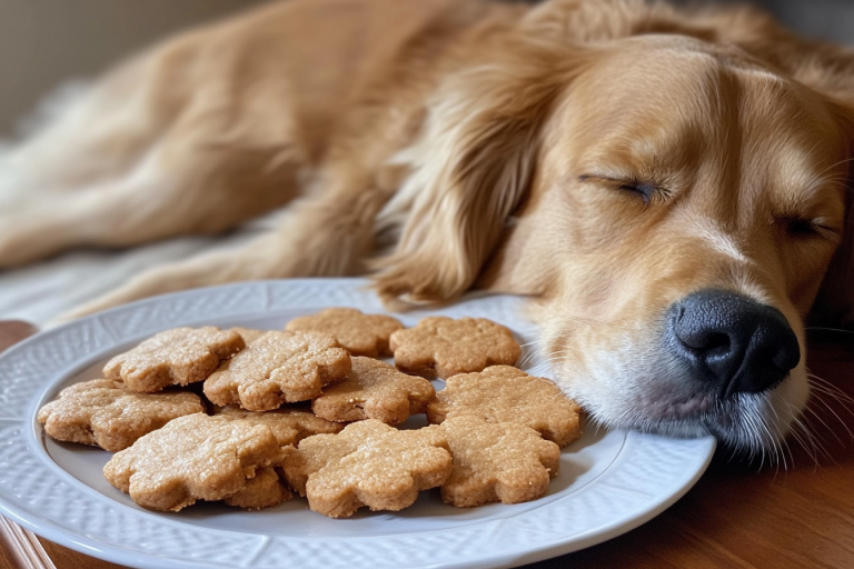 Honey & Peanut Butter Dog Cookies