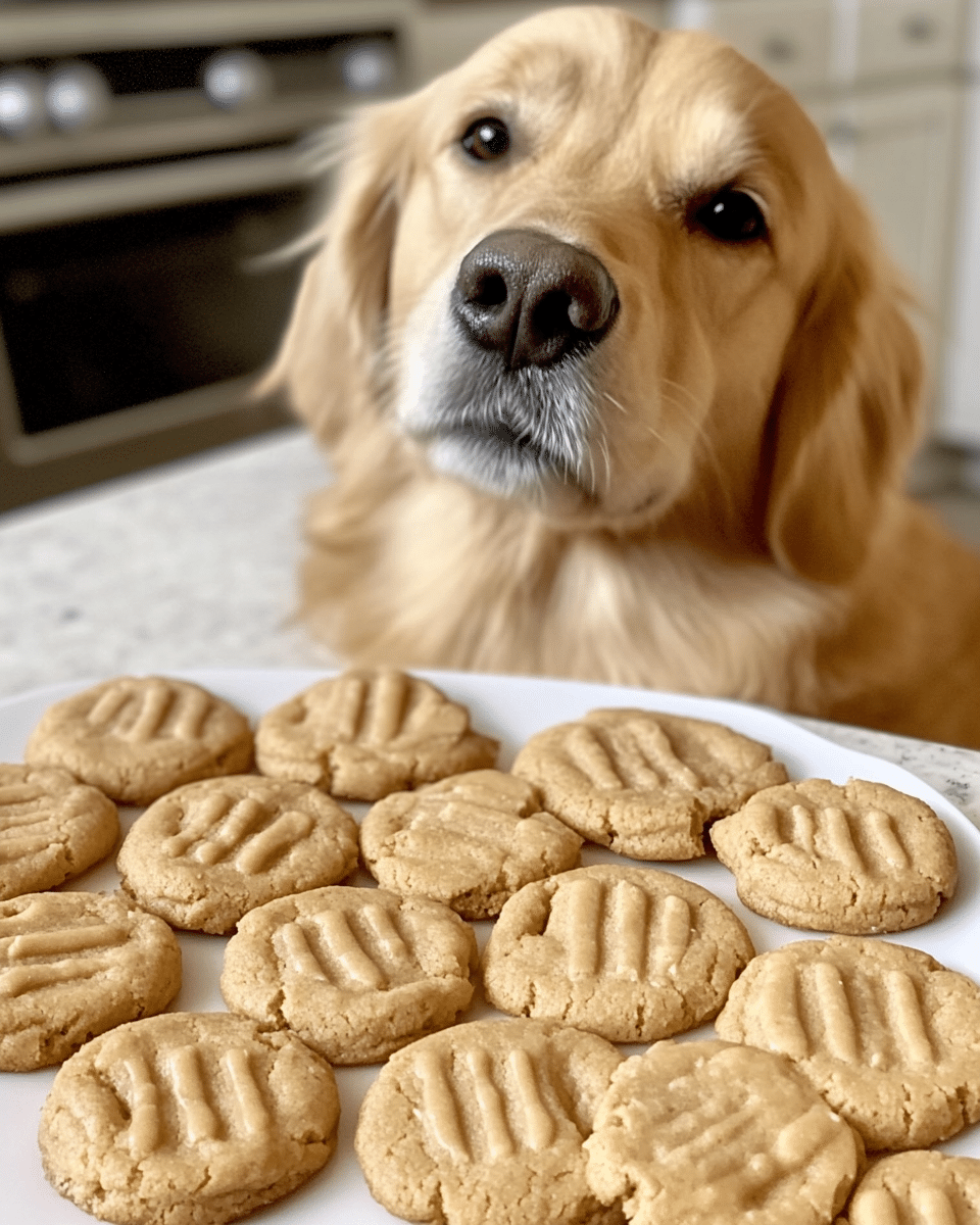 Honey & Peanut Butter Dog Cookies
