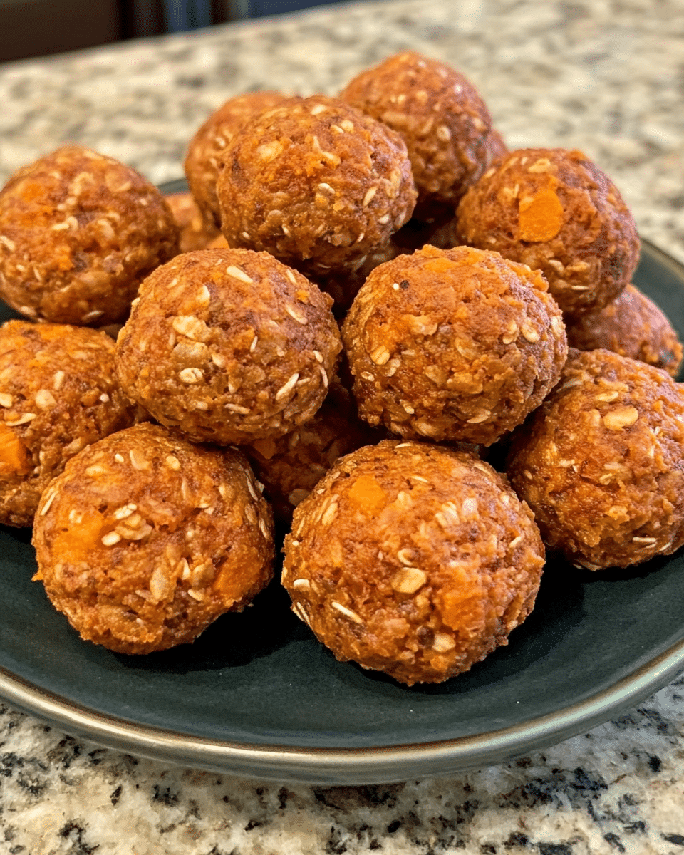 Sweet Potato and Apple Balls for Dogs